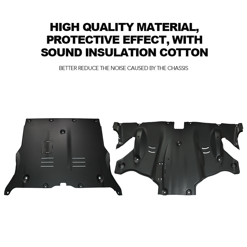 Brand New Tesla 2019-2021 Model 3 Skid plates Engine Cover Front + Rea ...
