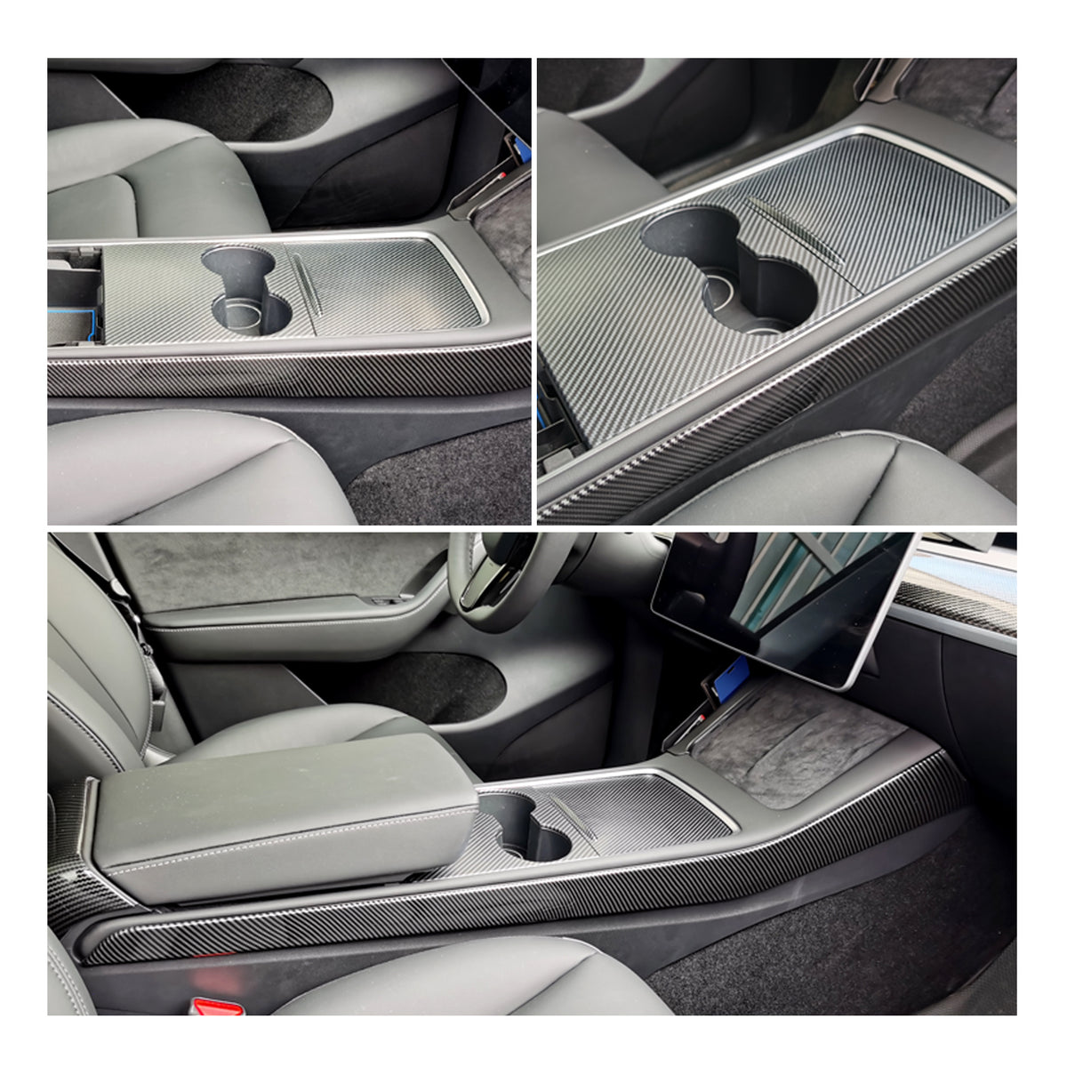Brand New 2019-2023 Model Y Center Console Wrap Cover Interior Trim ...